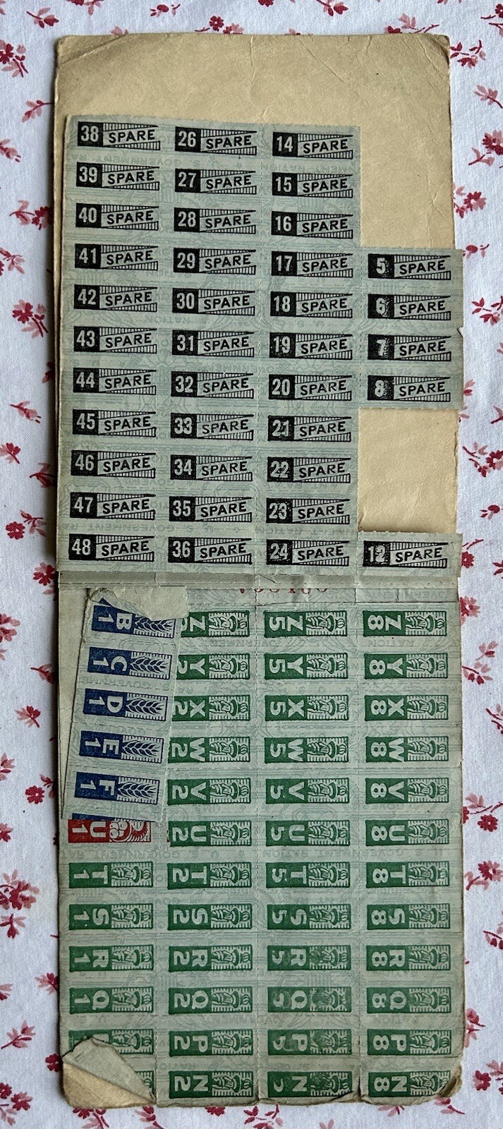 Vintage 1940s USA World War II Ration Book Four with Collectible Ration ...