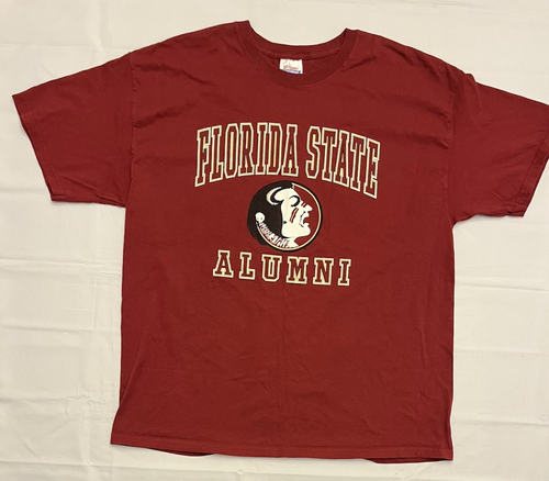 2010 Florida State Seminoles Alumni Burgundy & Gold Graphic Logo Shirt ...