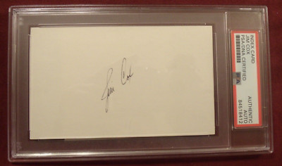 JIM COX EXPOS 1973-76 CUT SIGNATURE CARD SIGNED AUTO PSA/DNA SLABBED | eBay