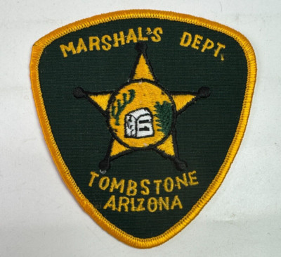 Tombstone Marshal Arizona AZ Patch G6 | eBay