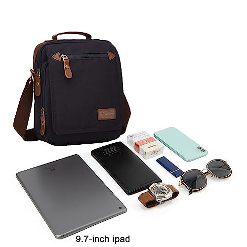 Small Canvas Messenger Bag for MenVintage Causal Shoulder Bag ...