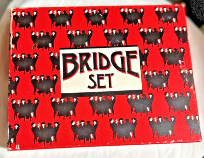 Vintage David Westnedge Bridge 2 Deck Sealed Cards Boxed Set Pencils ...