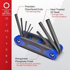 Folding Hex Key & Star Wrench Set 25 Piece Inch/metric/star S2 Steel | eBay