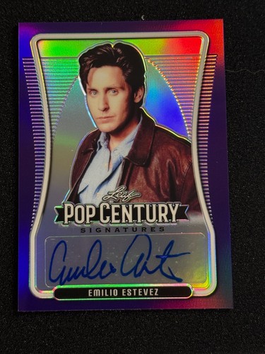 2020 Leaf Metal Pop Century Autograph Auto Emilio Estevez 15/20 | eBay