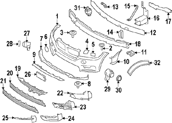 BMW 51117378601 GENUINE OEM BUMPER COVER | eBay