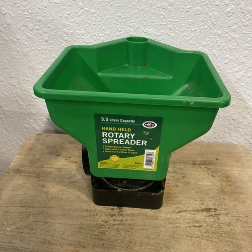 H. B. Smith Tools Hand Held Lawn Seed Fertilizer Spreader RHS 1 Works 3 ...