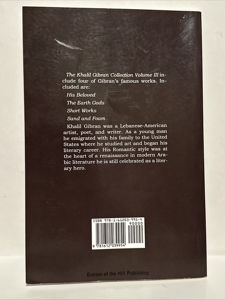 Kahlil Gibran The Khalil Gibran Collection Volume III (Paperback) 9781612039954| eBay