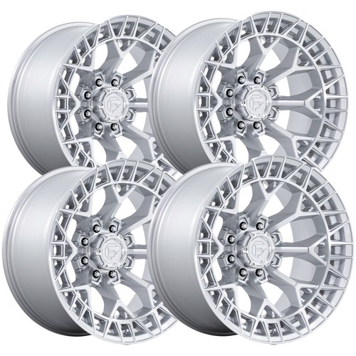 (Set of 4) Fuel FC873 Charger 8 20x10 8x170 -18mm Silver Wheels Rims 20 ...