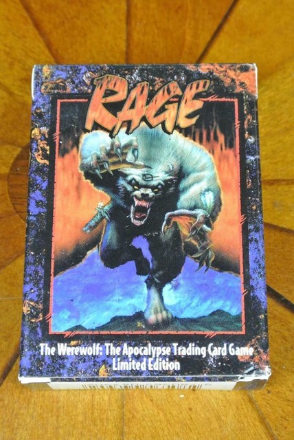 Rage The Werewolf Starter Set Deck Apocalypse Trading Card Game 1995 ...