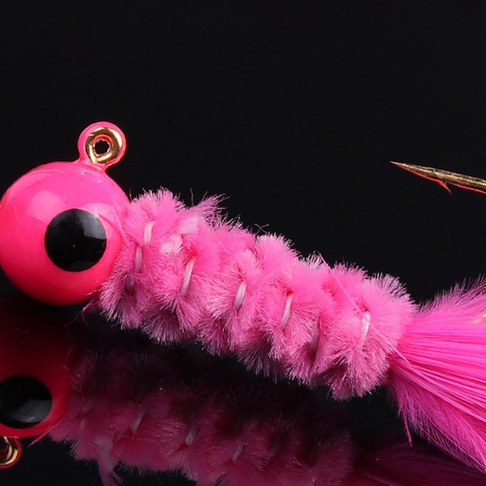 5pcs Fishing Jig Heads Feather Jig Head Hooks Fishing Lures Kit P5E5 ...