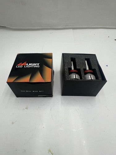 BOX of 2 Nilight H11 LED Headlight Bulb Brighter 50W 10000lm Bulb ...
