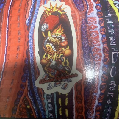 World Industries Skateboard Sticker Boiler Maker Flamer Gas & Big Bud ...