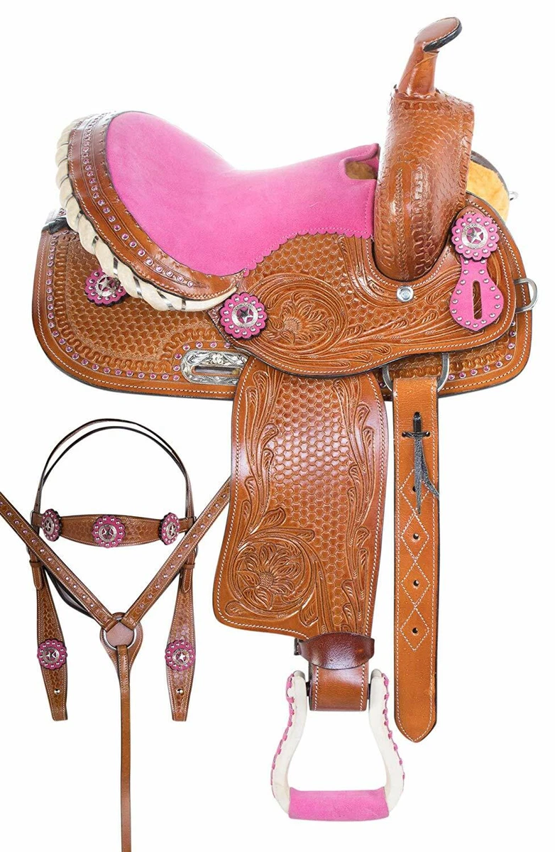 Pink Barrel Racing Saddles