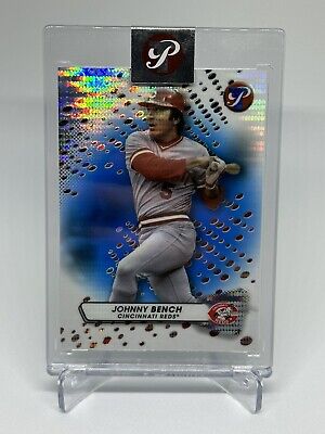 johnny bench Topps Pristine Encased card /75 | eBay