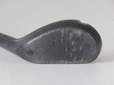 ANTIQUE William Gibson Braid - Mills Model Wood Shaft Golf Club Putter ...