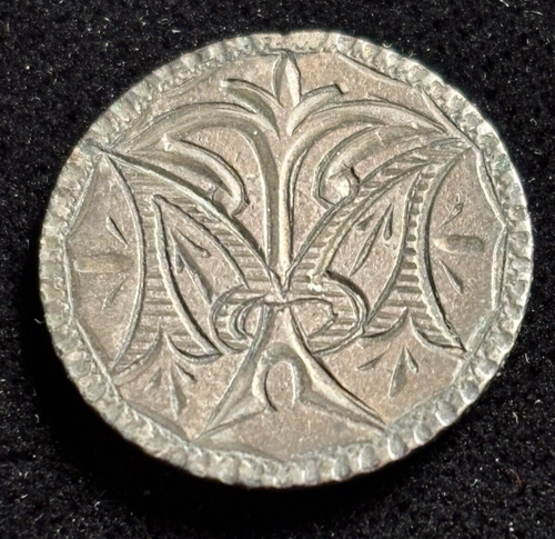 Love Token Double Sided with Pictorial of Lighthouse and Ship on Silver ...