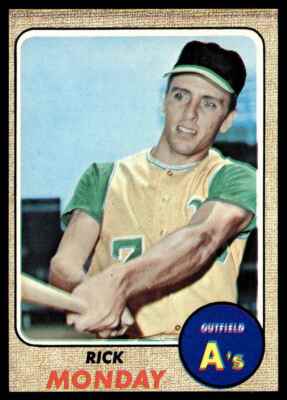 1968 Topps Rick Monday Oakland Athletics #282 | eBay