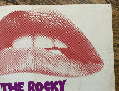 Original 1975 Rocky Horror Picture Show Early Screening Poster ...