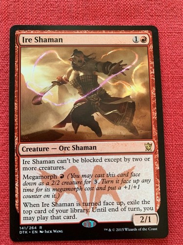 Carte Magic MTG Les Dragons de Tarkir - Ire Shaman 141/264 EN Shamane d ...