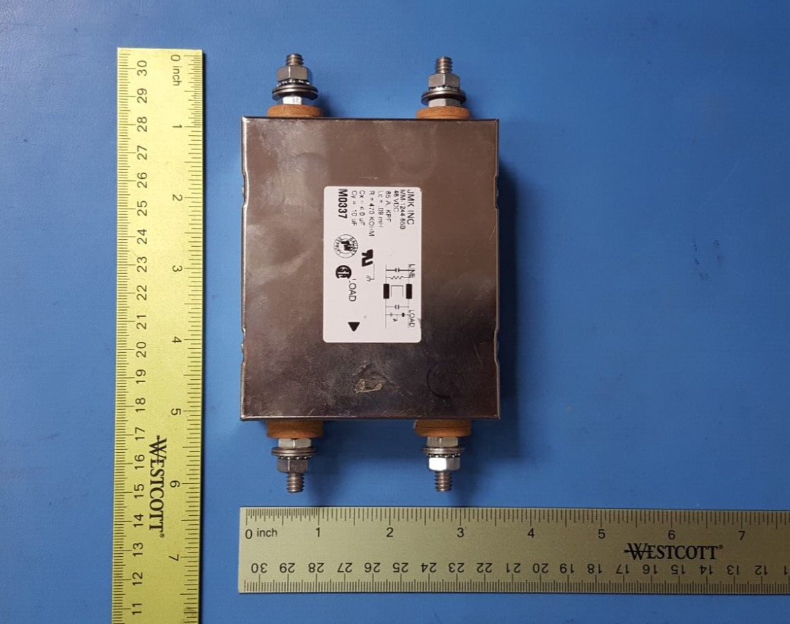 EMI Line Noise Filter, MM-1244-85 , JMK INC, 85A KPF, LC 0.9mH R 470 ...