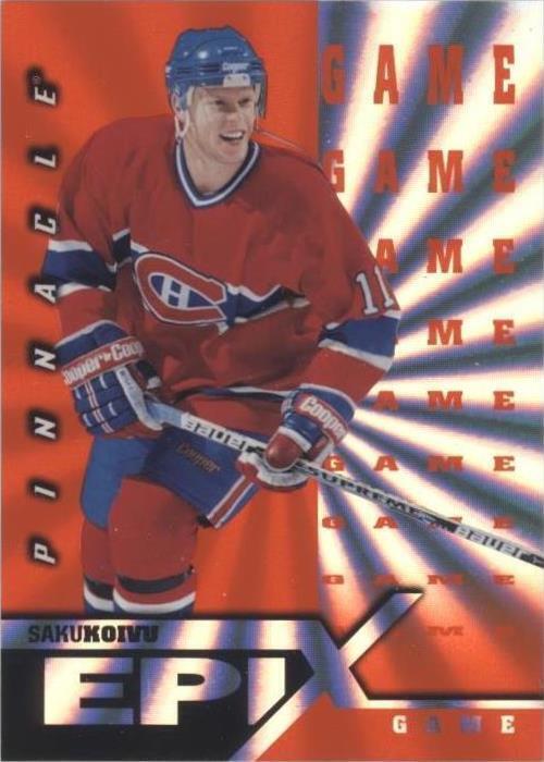 1997-98 Pinnacle - Epix Saku Koivu #E10 Orange Game for sale online ...