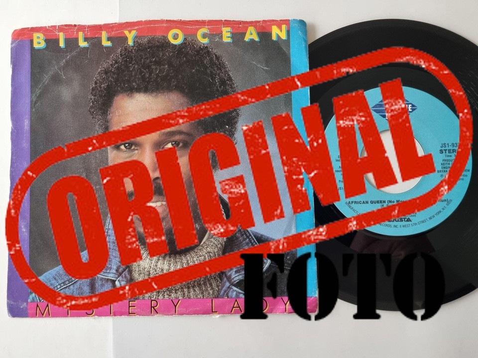 Billy Ocean - Mystery lady/ African queen 7'' Vinyl US | eBay UK