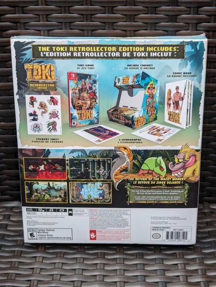 Toki Retrollector Edition (Nintendo Switch 2018) NEW Factory Sealed ...