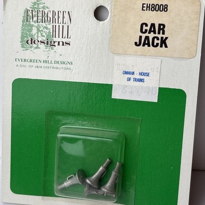 Evergreen Hill Designs EH8008 HO Scale Metal Car Jack - 4 Pieces - NIP ...