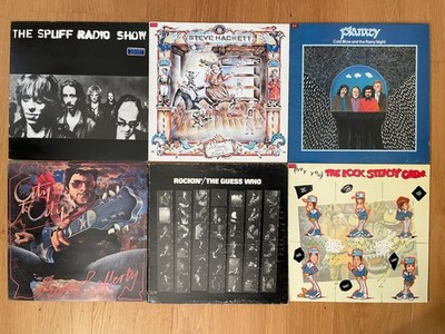 LP Sammlung 9 St. Spliff, H. Schneider, St. Hackett, Guess Who, Gerry ...