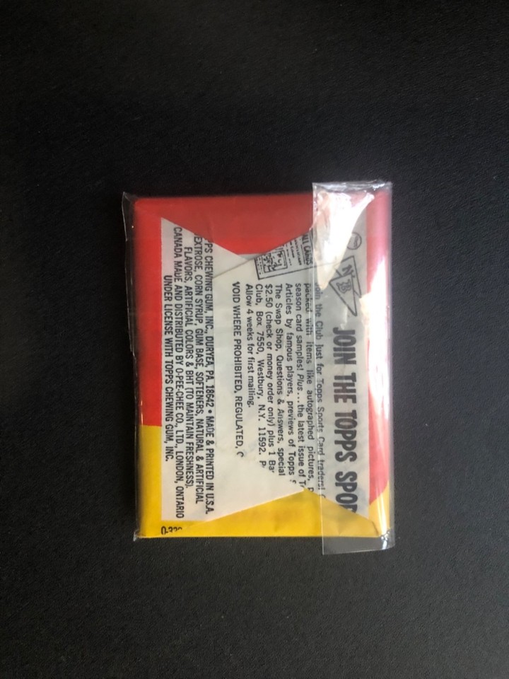 1975 Unopened TOPPS MINI baseball Wax Pack-BEAUTIFUL ! SUPER nice! | eBay