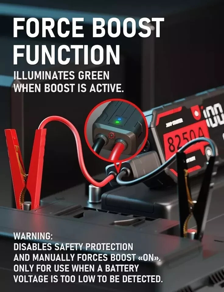 Heavy Duty Truck Battery Booster Pack Jump Starter Box Portable ...