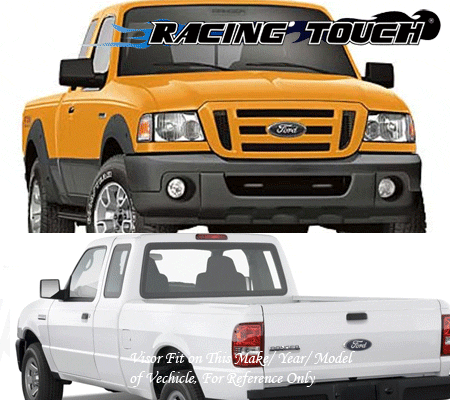 In Channel Window Visors Rain Guard Sunroof 5pcs Ford Ranger Super Cab ...