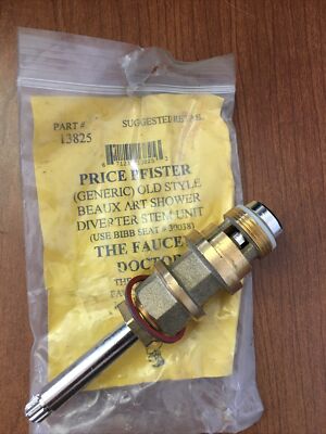 The Faucet Doctor 13825 Price Pfister Beaux Art Shower Diverter Stem | eBay