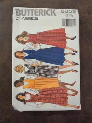 Butterick 6359 Misses Maternity Jumper Sewing Patterns Sizes 6 - 12 UC ...