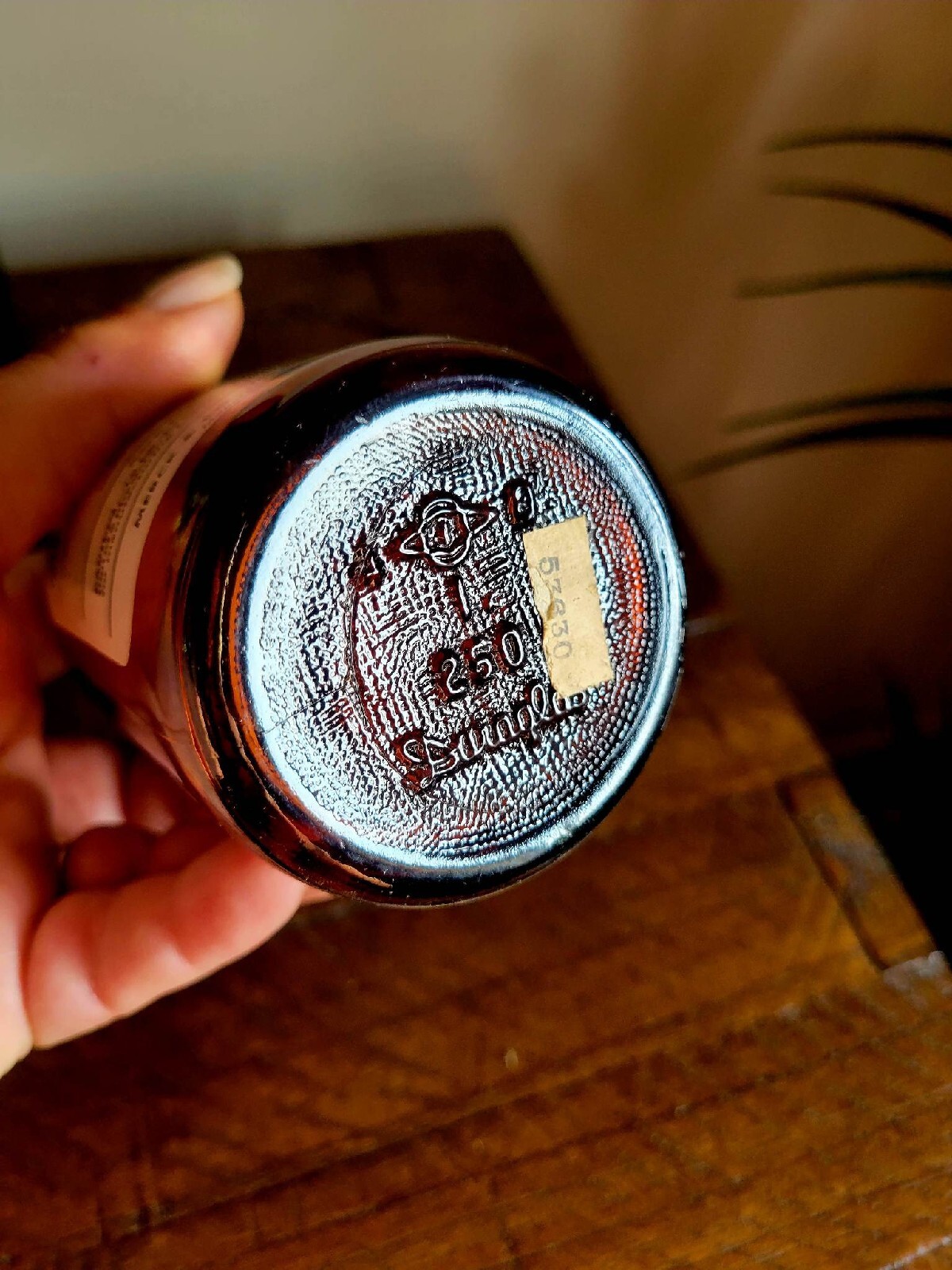 Vintage MERCK Calomel Apothecary Medicine Pharmacy Amber Glass Bottle ...