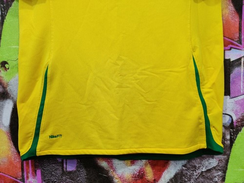 Brazil 2008 2009 Home Shirt World Cup Soccer Jersey Camiseta Nike Mens ...