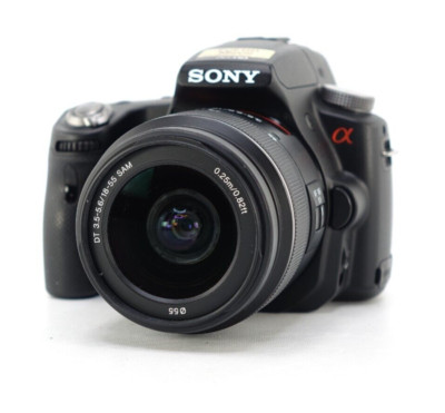 Sony Alpha SLT-A35 16MP Digital SLR Camera - SAM 18-55mm Shutter 2201 ...
