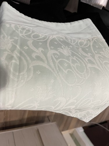 Frette Italy 2ps Pre-owned Standard Shams Aqua Blue Jacquard | eBay