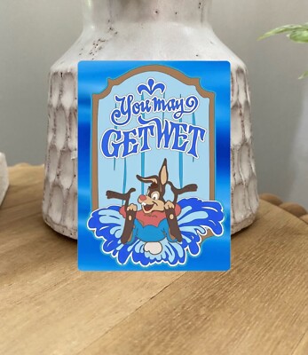Disney Splash Mountain Magnet You May Get Wet | eBay