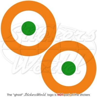INDIA Indian Air Force Aircraft Roundel IAF 75mm (3") Vinyl Stickers ...