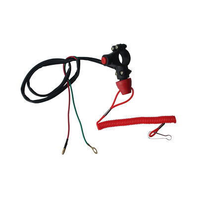 Kill Stop Switch Safety Tether Line For 50cc-250cc ATV Quad Honda ...