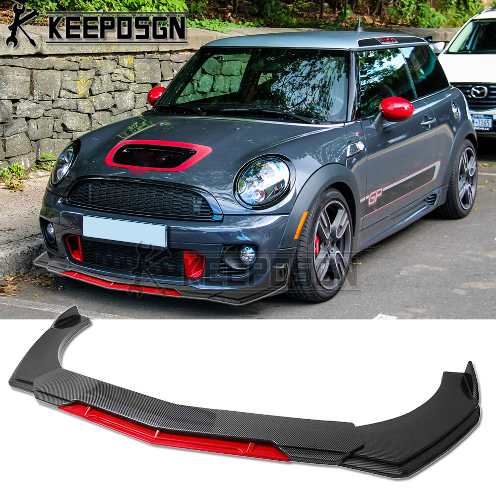 For MINI COOPER F60 R60 F56 R56 R52 Front Bumper Lip Splitter Spoiler ...