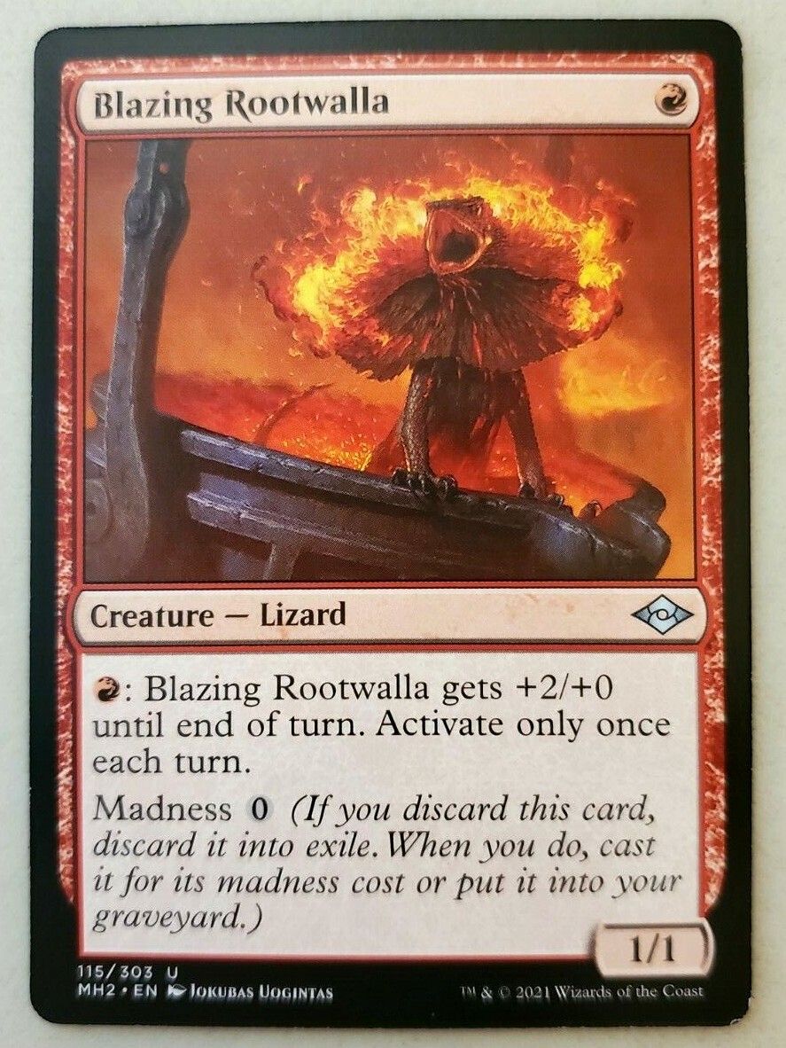 1x Blazing Rootwalla Modern Horizons 2 MH2 Magic the Gathering MTG NM ...