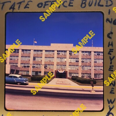 Vintage 40mm Slide - WYOMING 1962 Cheyenne State Office Building | eBay