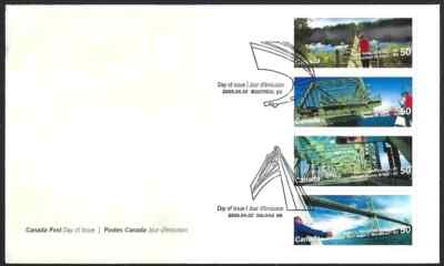 Canada - FDC #2100-2103 - Canadian Bridges - 2005 | eBay