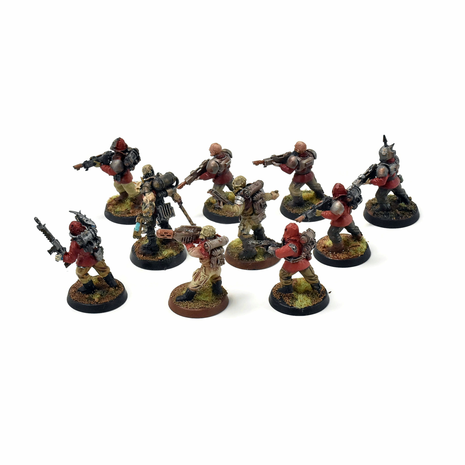 RENEGADE MILITIA 10 Infantry #3 WELL PAINTED 40K | eBay