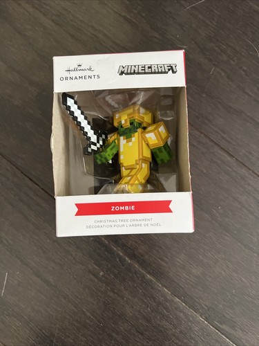 Hallmark Minecraft Zombie Christmas Tree Ornament 3" | eBay