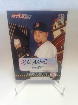Edwin Almonte Red Sox 2004 Donruss Studio Private Signings Auto #51 / ...
