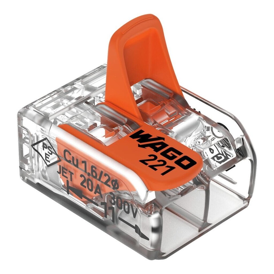 WAGO 221-412 Lever Spring Connectors - Original - Multiple Sizes ...