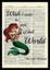 The Little Mermaid Dictionary Art Print Poster Picture Disney Ariel ...